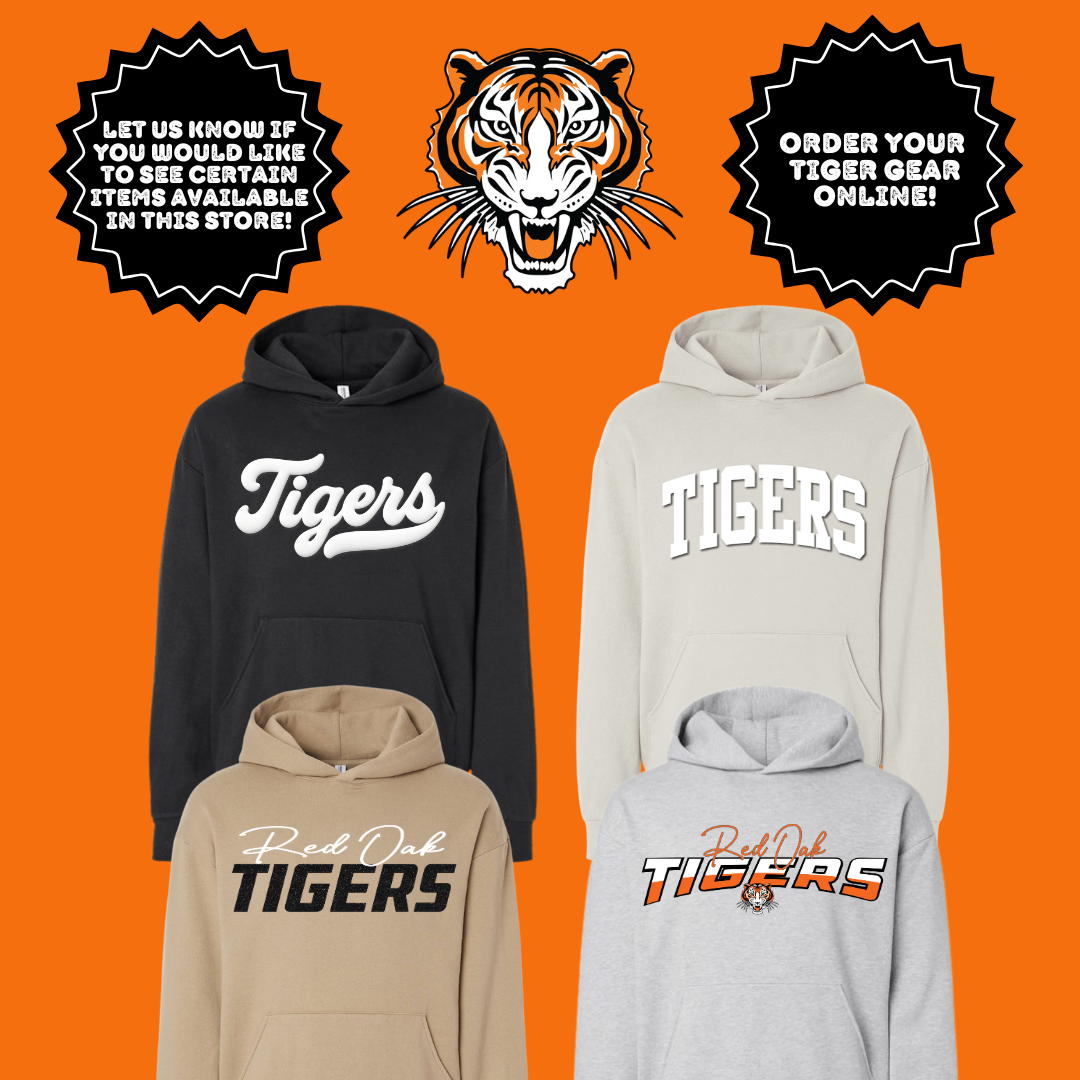 Red Oak Tigers General Gear Store – VANN BRANDS Custom Designs