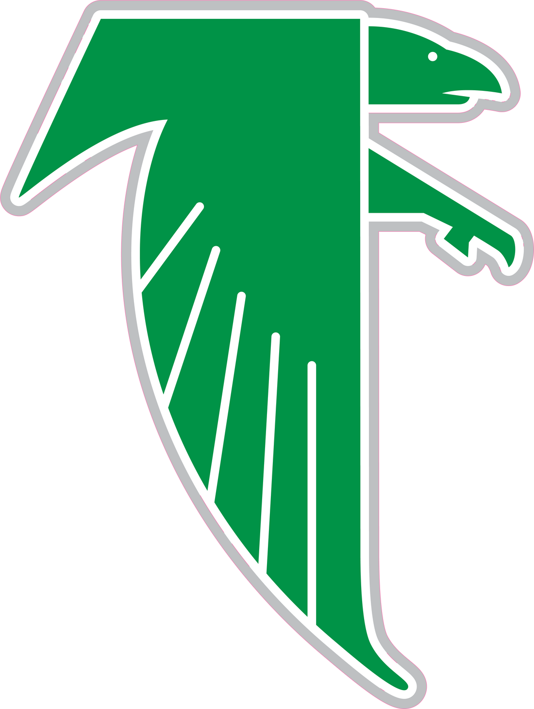 Green Falcon Decal – VANN BRANDS Custom Designs